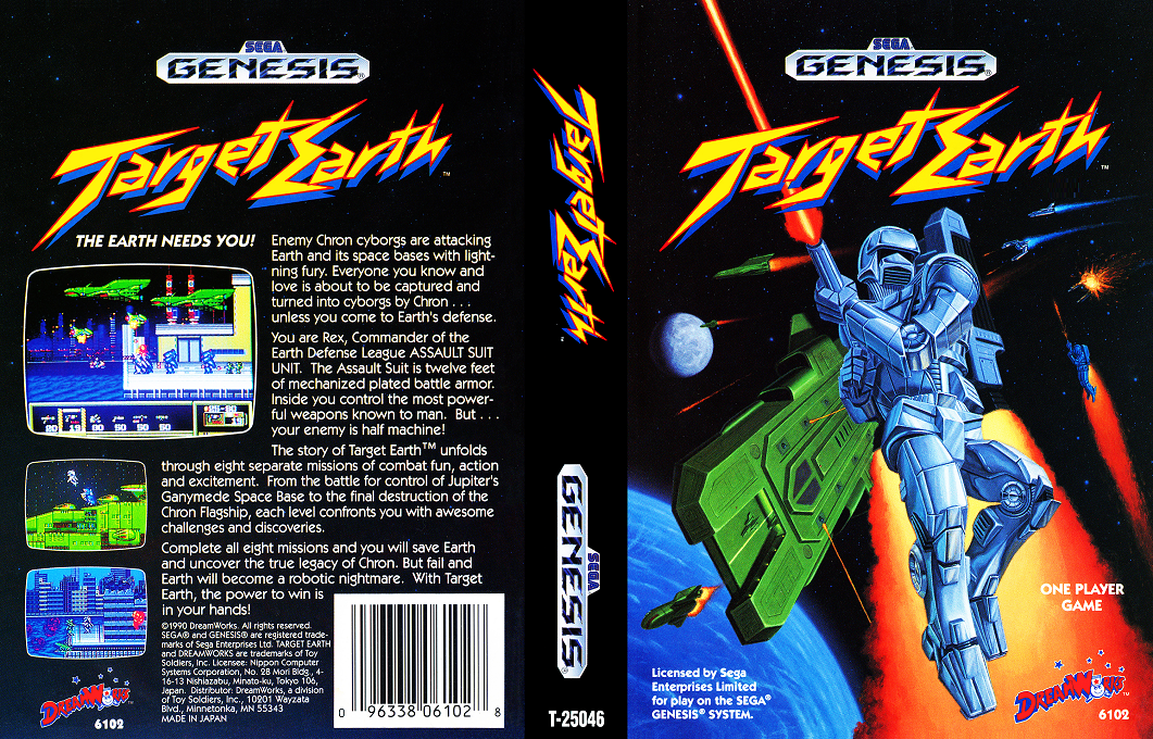 Target Earth sega mega drive - Insert Coin